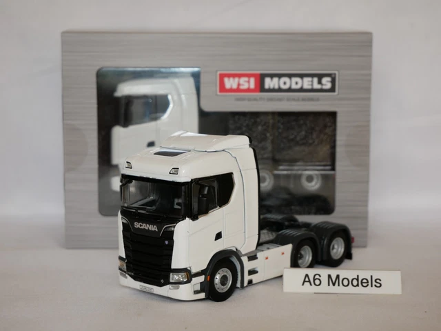 WSI MODELS ~ Scania S Normal | CS20N 6x2 Tag Axle Cab/Unit (White Line ...