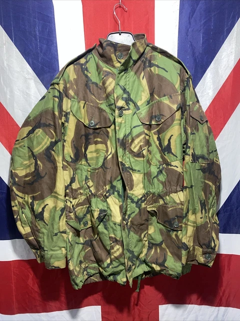 VINTAGE BRITISH MILITARY Woodland DP Combat Smock Size 5, Norsel ...
