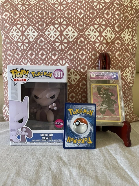 CARTA POKEMON MEWTWO Armored ENG GRAAD 9 Promo & Funko Pop Flocked 581 ...