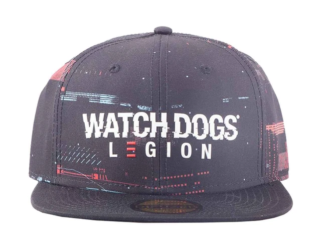 WATCH DOGS BASEBALL Cap Legion Glitch Logo Nue offiziell Schwarz ...