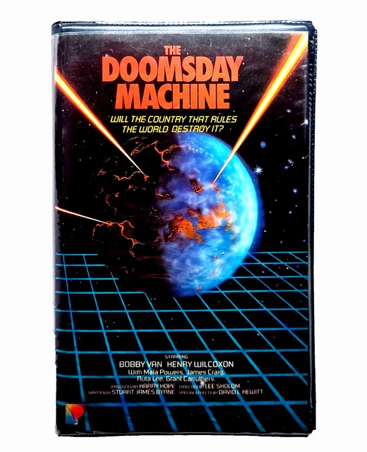 THE DOOMSDAY MACHINE VHS PAL Very Rare Australian ExRENTAL Clamshell ...