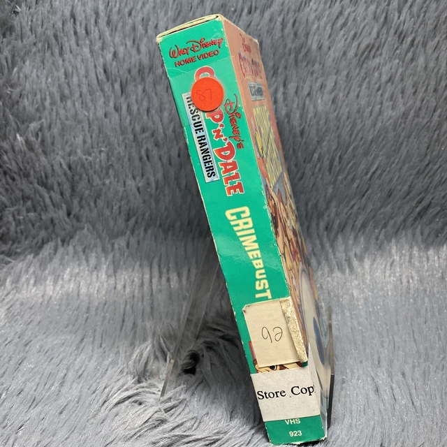 WALT DISNEY CHIP N Dale Rescue Rangers Crimebusters VHS 1991 Cartoon ...
