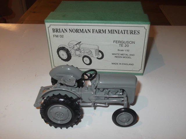 SCRATCH BUILT BRIAN Norman Farm Miniatures Ferguson TE 20 Tractor 1:32 ...