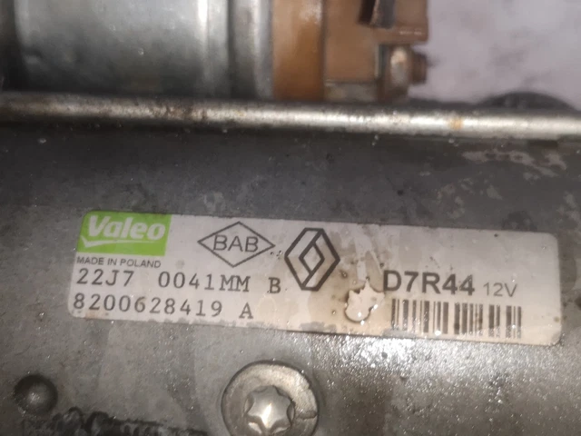 SLV8200628419 MOTEUR DE Demarrage pour RENAULT MEGANE II GRANDTOUR 2008 EUR 89,26 - PicClick FR