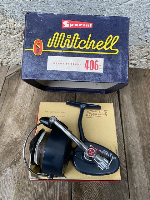 ANCIEN MOULINET DE Pêche Mitchell 406 Spécial En Boîte EUR 55,00 ...