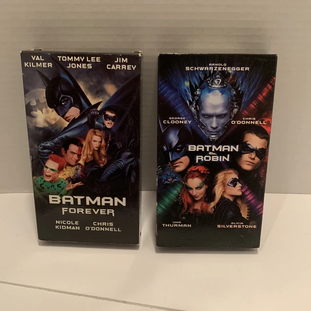 BATMAN VHS LOT (2 tapes) Batman & Robin, Batman Forever £8.86 - PicClick UK