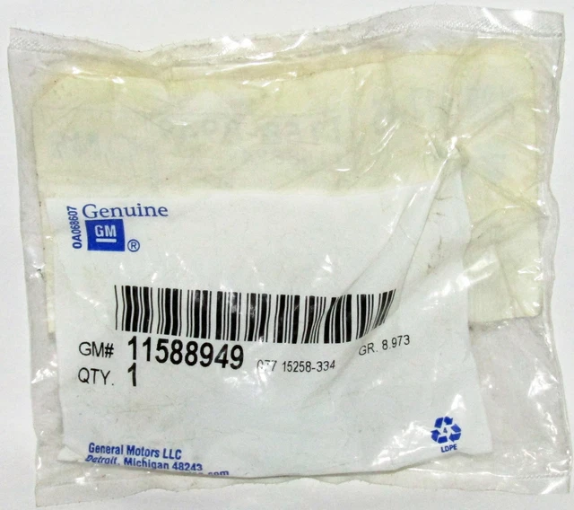 NEW GENUINE GM General Motors Water Pump Plug Oem Part No. 11588949 $14 ...