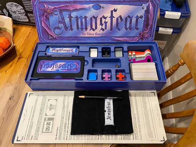 ATMOSFEAR VHS BOARD Game Spear’s Games Retro Horror Good Condition Free ...