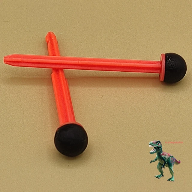 X2 PLAYMOBIL PROJECTILE canon-balle d'artillerie-flèche pointe ...