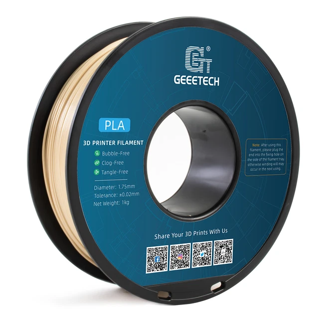 NEW COLOR GEEETECH PLA Filament Bone White 1.75mm 1KG/Roll For FDM 3D ...