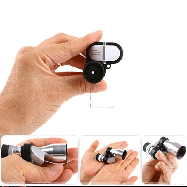 HANDHELD MONOCULAR FULLY Coated Optic Lens Monocular Night Vision ...