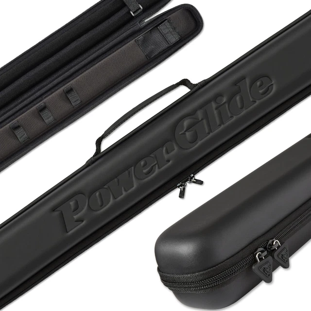 POWERGLIDE SNOOKER POOL Cue Case Svartur For Centre Joint Cues. Holds 1 ...