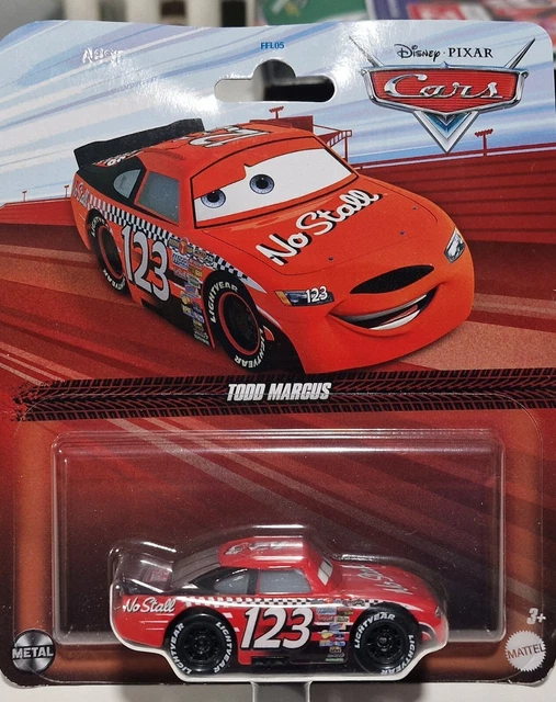 DISNEY PIXAR CARS Todd Marcus No Stall 1:55 Diecast BNIB £12.93 ...