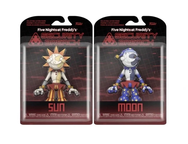 FIVE NIGHTS AT Freddys Sun & Moon Figure FNAF Security Breach Funko ...