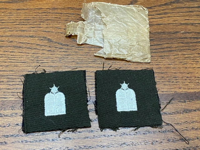 RARE ORIGINAL WWII Us Army Officer Uniform Sew On Jewish Rabbi Officer ...