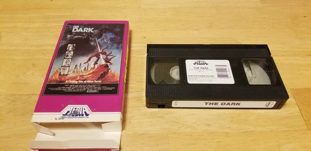 THE DARK VHS Alien Horror 1982 Media Home Entertainment Full Flap ...