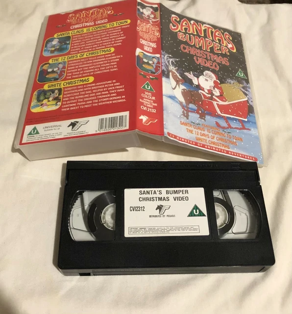 SANTA'S BUMPER CHRISTMAS Video {Vhs/Pal} Kids Animation. Rare & Oop ...