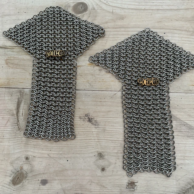 BRITISH ARMY CHAINMAIL Epaulettes pair with insignia vintage £42.32 ...