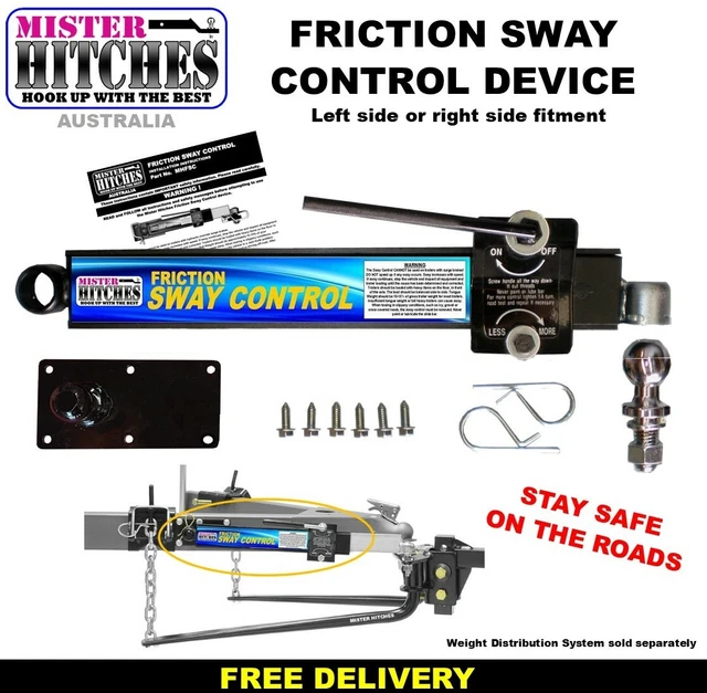 FRICTION SWAY CONTROL Device - Trailer Caravan Camper Trailer Boats ...