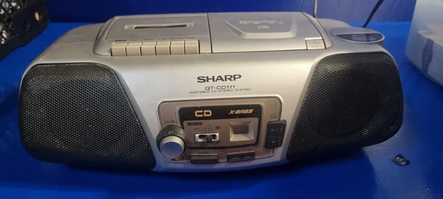 SHARP QT-CD111 PORTABLE CD Stereo System - Retro , Vintage Boombox £30. ...