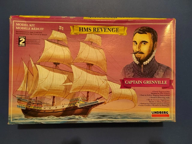 HMS REVENGE MODELLBAUSATZ von Lindberg Captain Grenville #70864 EUR 34 ...