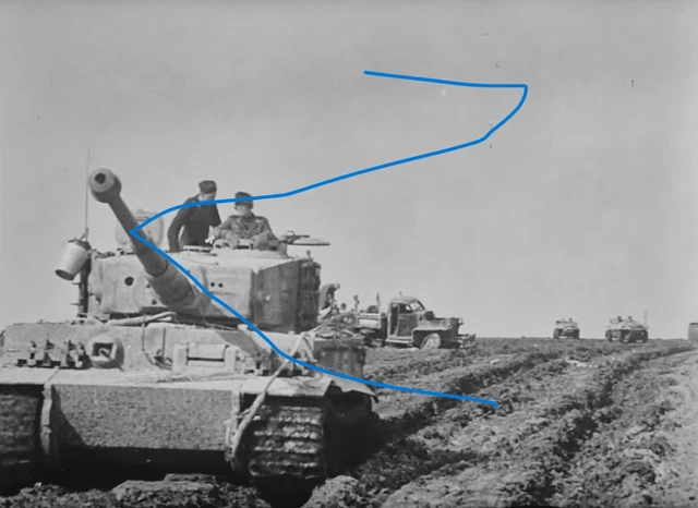 SUPER REPRO FOTO Tiger-Panzer mit Zimmerit im Osten/2 WW2 EUR 1,99 ...