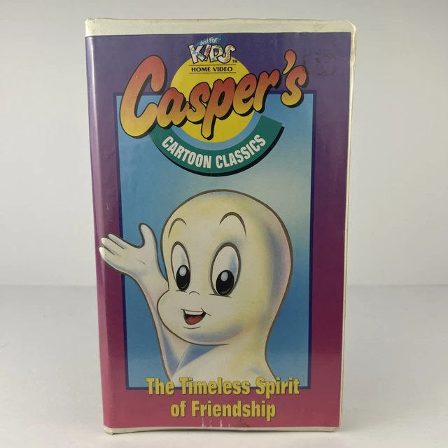 CASPER'S CARTOON CLASSICS (VHS 1995, Clamshell) Timeless Spirit of ...