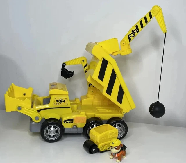 PAW PATROL ULTIMATE Rescue Rubble Construction Vehicles & Figure ...