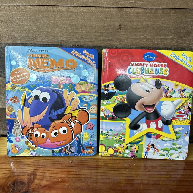 DISNEY MICKEY MOUSE Clubhouse and finding nemo First Look and Find ...