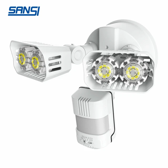 SANSI LED SECURITY Lights 18W(150W Equiva) Dusk to Dawn Floodlight ...