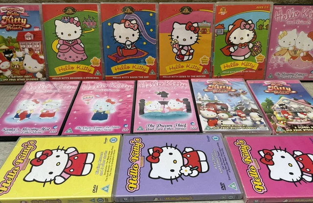 14 HELLO KITTY & Friends DVDs Minding Manners A School Day Princess ...