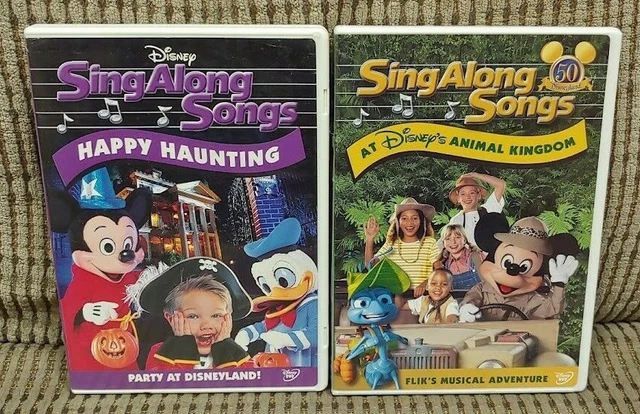 LOTTO DVD DISNEY Sing Along Songs Happy Haunting Flik's Musical ...