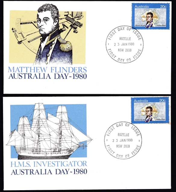 1980 AUSTRALIA DAY Decimal Stamp First Day Covers #2320 EUR 0,92 ...