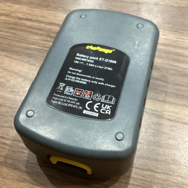 CHALLENGE CORDLESS HEDGE TRIMMER/ STRIMMER BATTERY ET-D1806 18V LI-lON ...