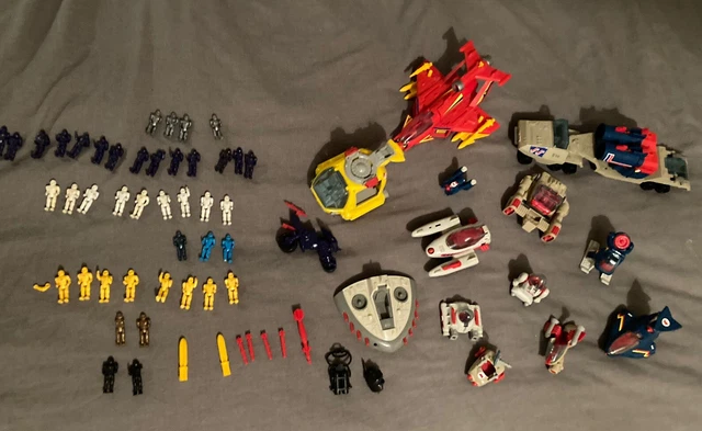 LARGE MANTA FORCE Vintage Toys Vehicles Figures Bundle 1980s Toys £40. ...