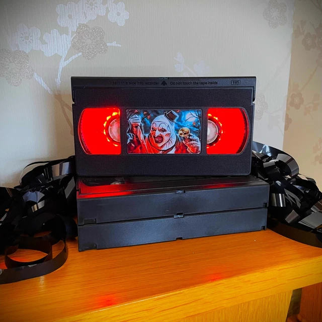 RETRO VHS LAMP, Terrifier 2, Horror Movie, Art The Clown, Night Light ...