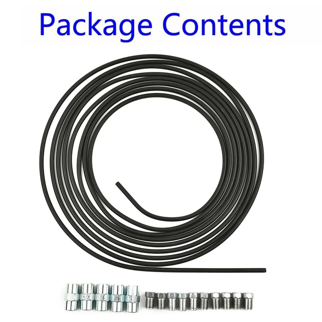 5M BRAKE LINE Brake Pipe Steel 4.75Mm + 10 Screw Connections + 5 ...