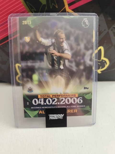 TOPPS TOTAL FOOTBALL 25/26 Alan Shearer Total Performers /75 Green ...