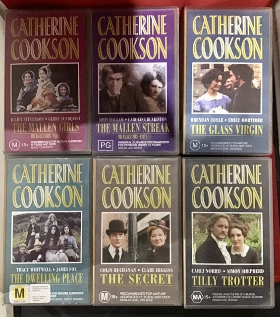 CATHERINE COOKSON VHS Box Set x 6 Retro Vintage Video Cassettes x 12 ...