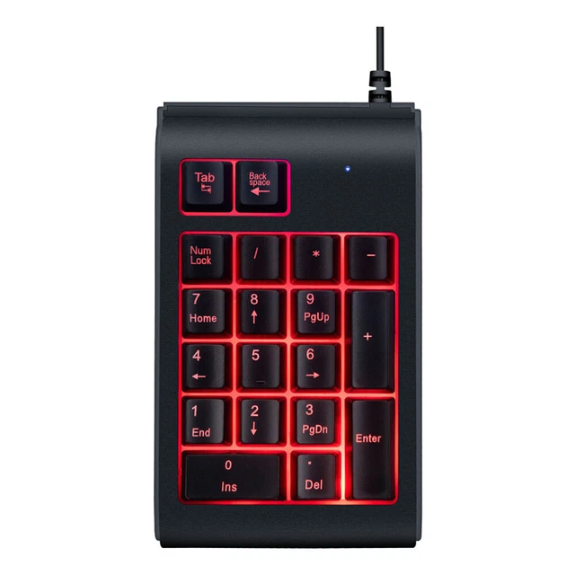 PLASTIC BACKLIT KEYPAD Wireless Numeric Mechanical Keyboard £19.25 ...