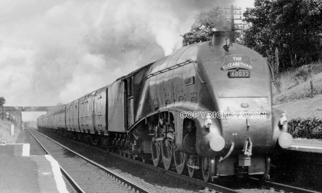 STEAM RAILWAY PHOTOGRAPH :60032 GANNET’ A4 - ELIZABETHAN (2) £3.99 ...
