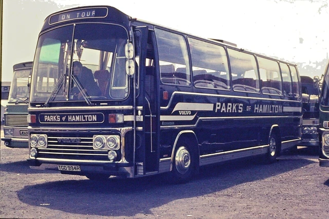 35MM BUS SLIDE PARK, HAMILTON TGD 994R VOLVO B58-56/PLAXTON VIEWMASTER ...