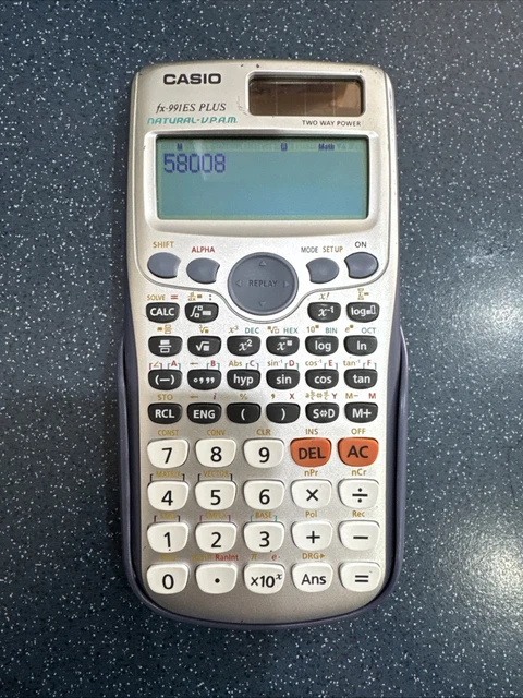 CASIO FX-991ES PLUS Scientific Calculator - Dual Power - V.P.A.M ...