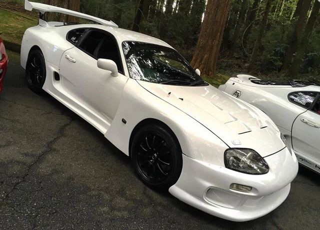 FIT FOR TOYOTA Supra Jza80 Mk4 Top Secret Gt300 Style Wide Body Kit ...