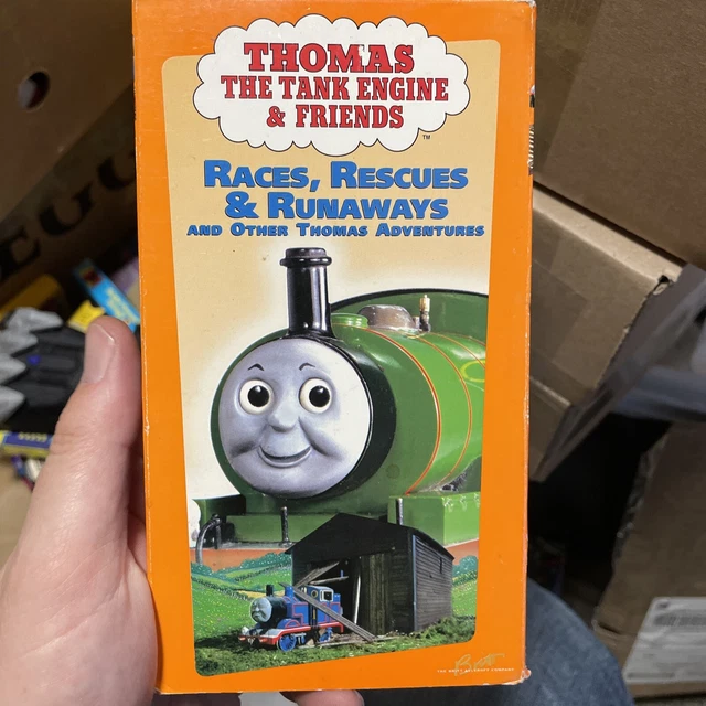 THOMAS THE TANK Engine & Friends - Races, Rescues & Runaways VHS 1999 ...
