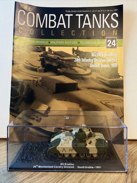 DEAGOSTINI COMBAT TANKS Magazine & Model M2 BRADLEY 1991 US Tank ...