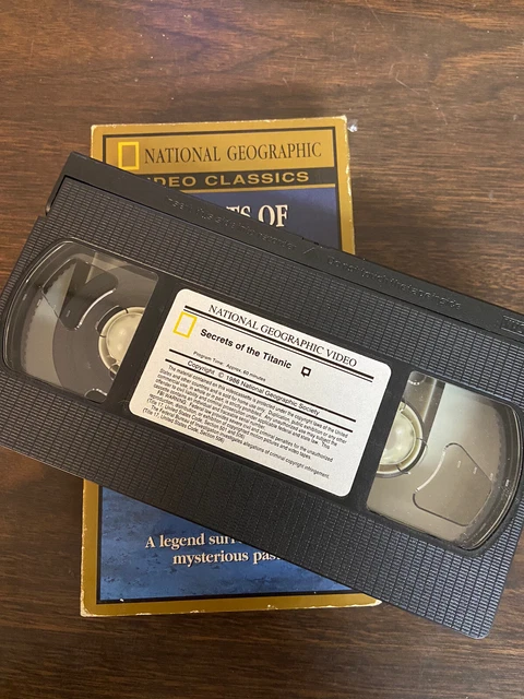 SECRETS OF THE Titanic VHS 1993 National Geographic Video Classics ...