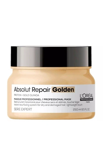 L’ORÉAL PARIS ABSOLUT Repair Golden Professional Mask 250ml / 500ml £46 ...