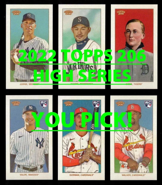 2023 TOPPS 206/T206 High Series 2 Card or $2 Minimum COMPLETE YOUR SET ...