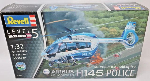 REVELL 04980 AIRBUS H-145 Police Helicopter 1:32 EUR 49,95 - PicClick DE